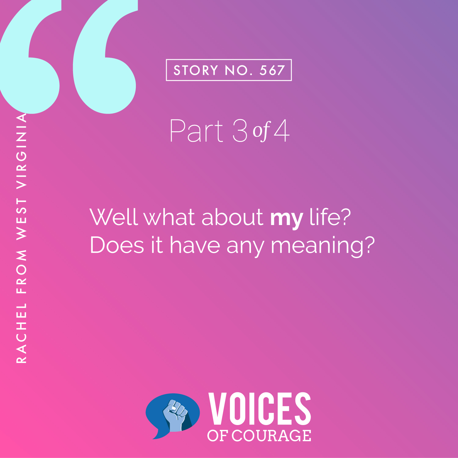 Story No. 567: Rachel from West Virginia, Part 3 | Physicians for ...