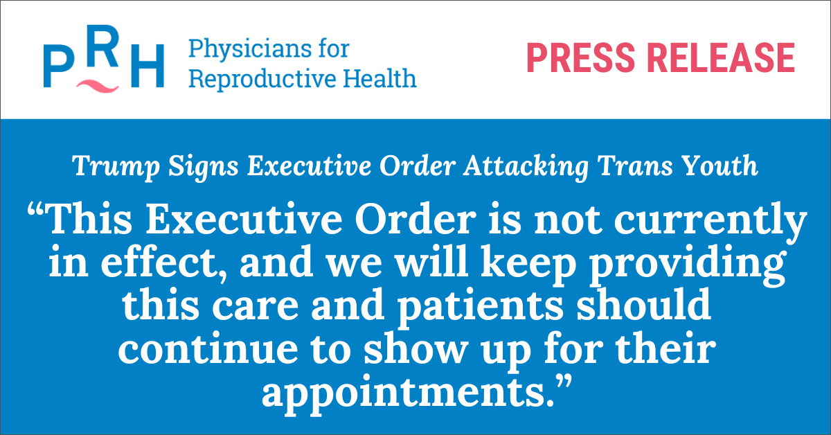 Trump signs Executive Order attacking trans youth - Physicians for ...