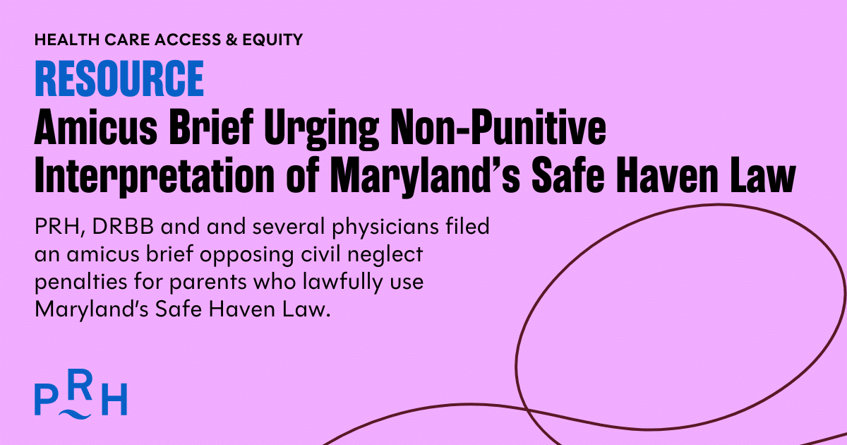 Amicus Brief Urging Non-Punitive Interpretation of Maryland’s Safe ...